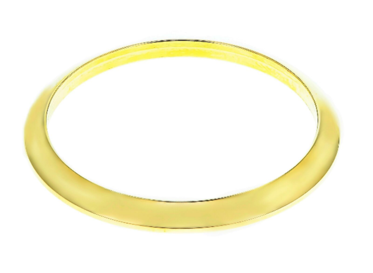 PLAIN SMOOTH BEZEL FOR VINTAGE 34MM ROLEX AIRKING DATE 1500 1505 DOMED