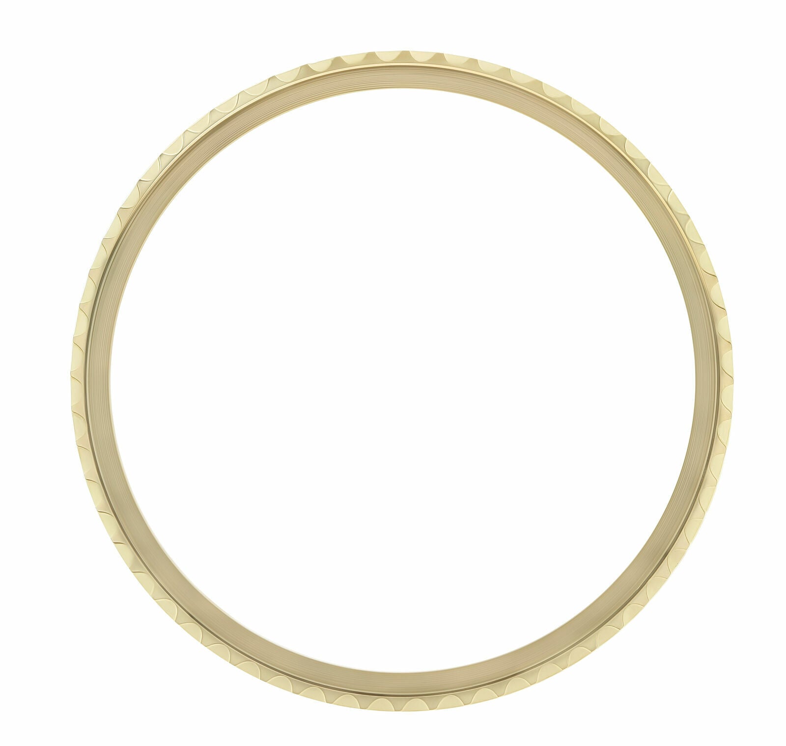 ROTATING BEZEL RING FOR ROLEX GMT 18KY REAL GOLD 1670 1675 16750 16753