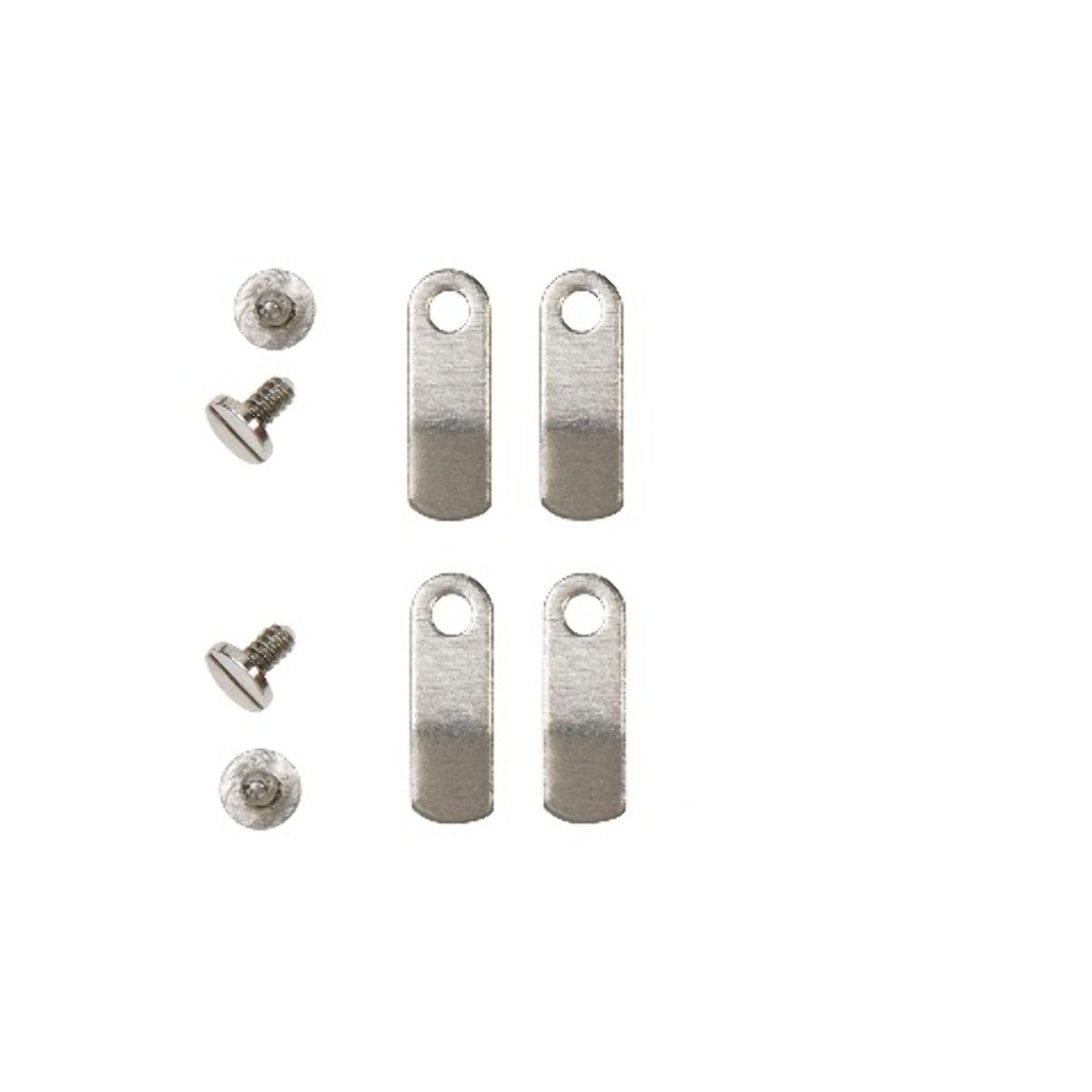4 + 4 SCREW AND CLAMPS FOR UNITAS ETA 6497-6498 MOVEMENT STAINLES STEE