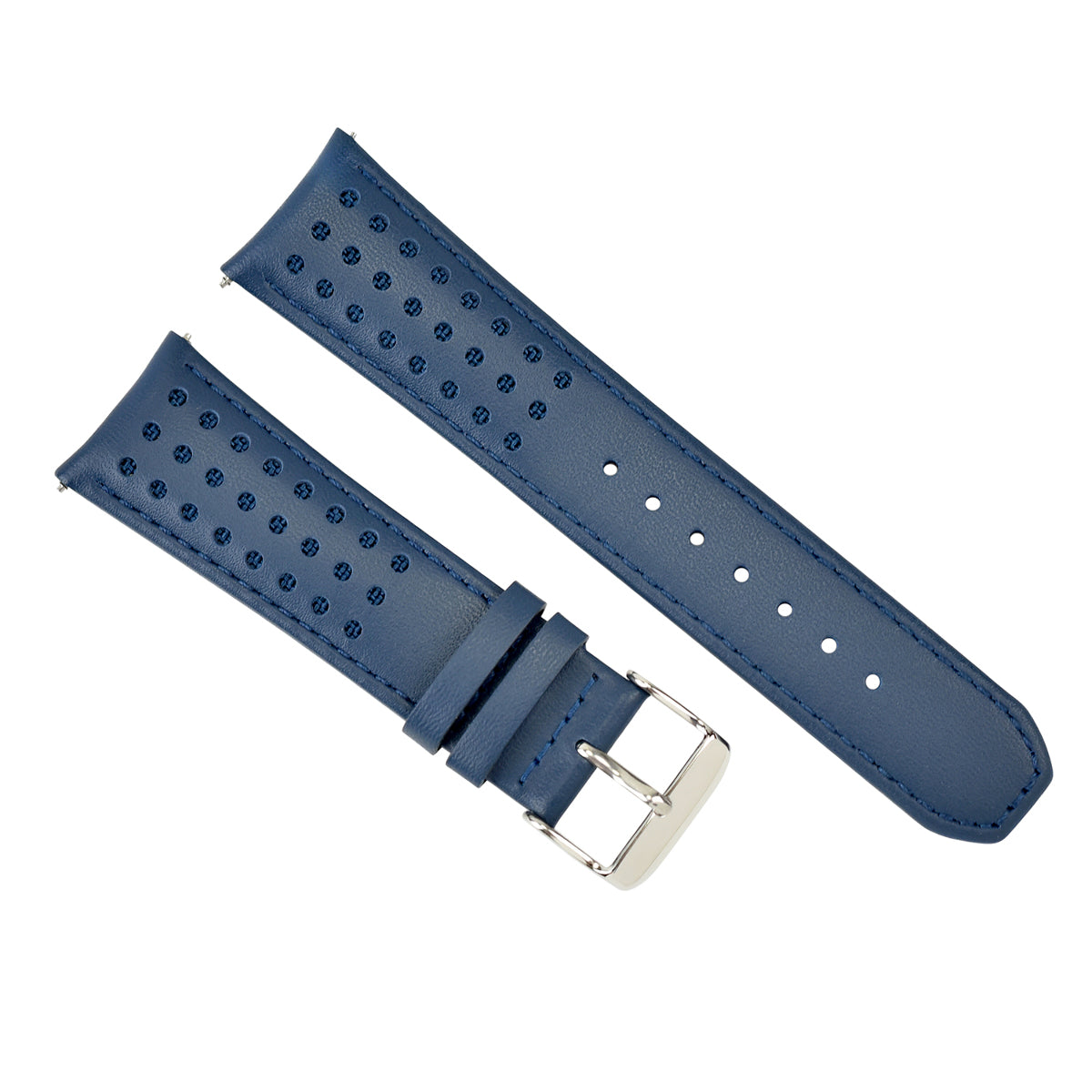 23MM LEATHER STRAP FOR CITIZEN CA0467-03E ECO-DRIVE WATCH BAND BLUE CO
