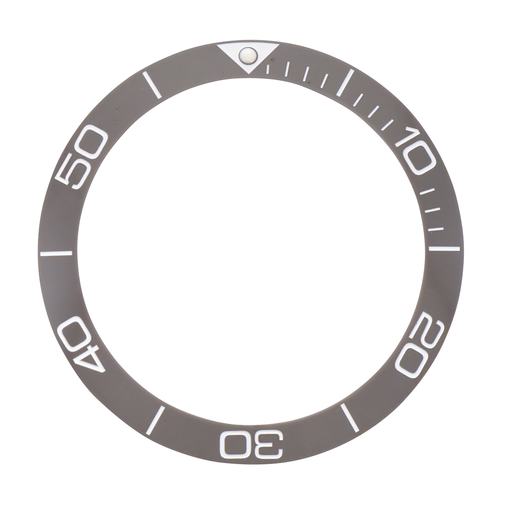 CERAMIC BEZEL INSERT FOR 42MM OMEGA SEAMASTER 300 38.5MM x 31.30MM GRE