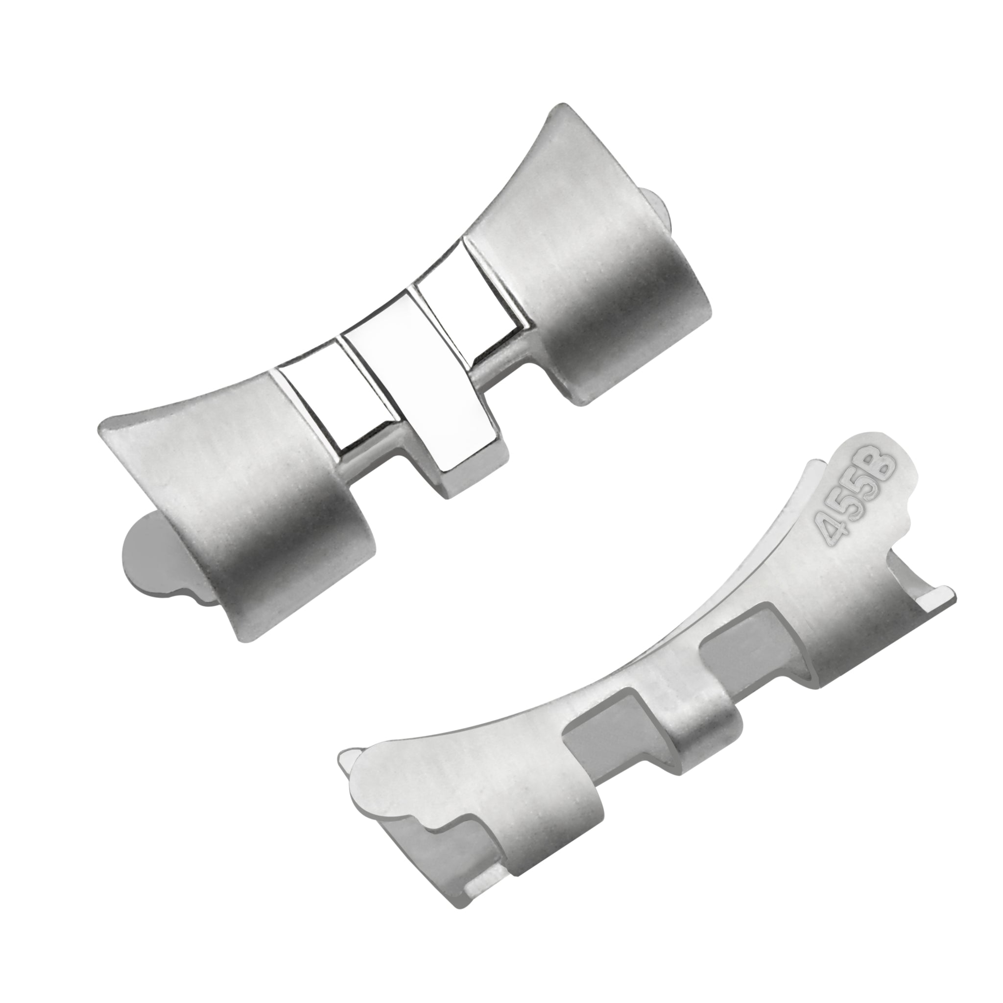 2 PCS 455B END PIECE FOR JUBILEE BAND ROLEX 62523H DATEJUST SUBMARINER